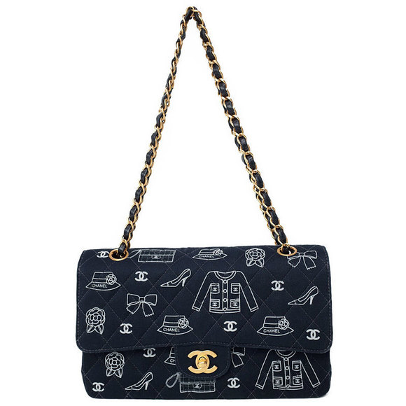 CHANEL | Bags | Chanel Icon Matelasse Shoulder Bag Blue | Poshmark